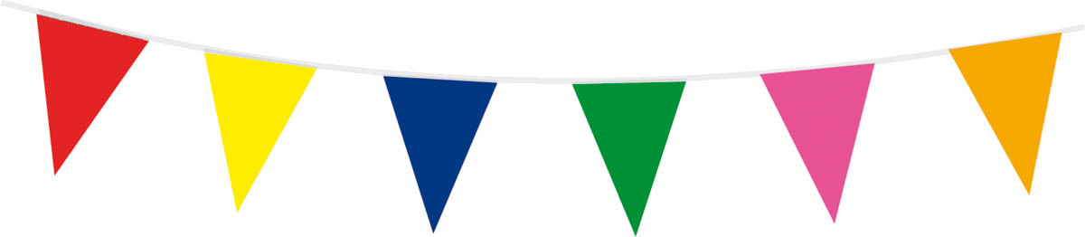 Vlaggetjes in de Bornestraat – Samen Sterk